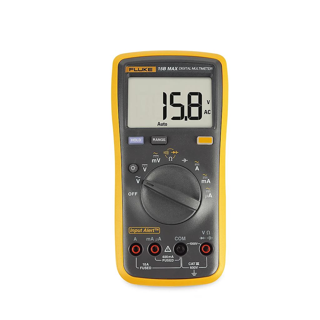 FLUKE 15B MAX-01 Digital Multimeters (1000V, 0.5%+3, IP40) | EMIN.COM.LA